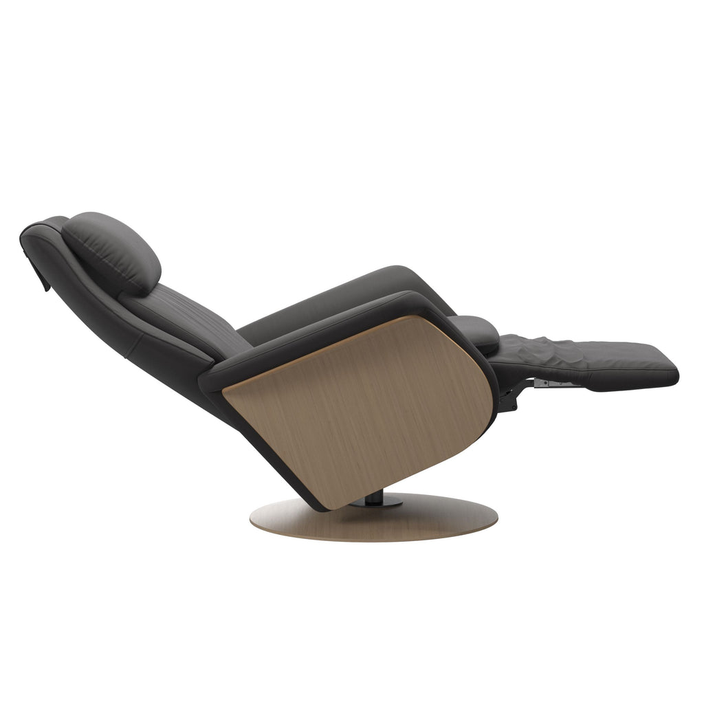 Sam Power Recliner Chair, Paloma Rock/Walnut, Large – Anna Hislop Home