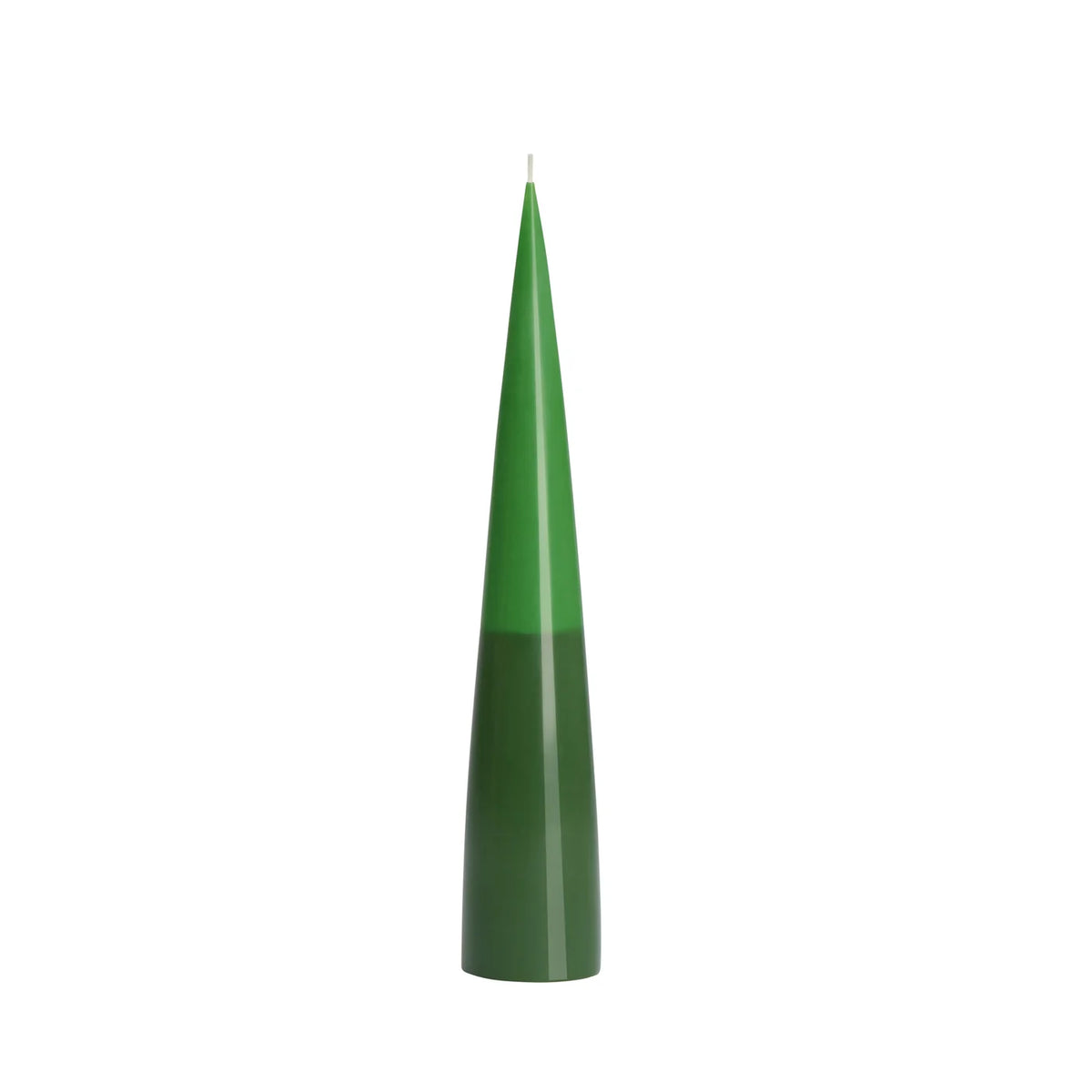 Prime Conical Two-Tone Candle, Green – Anna Hislop Home