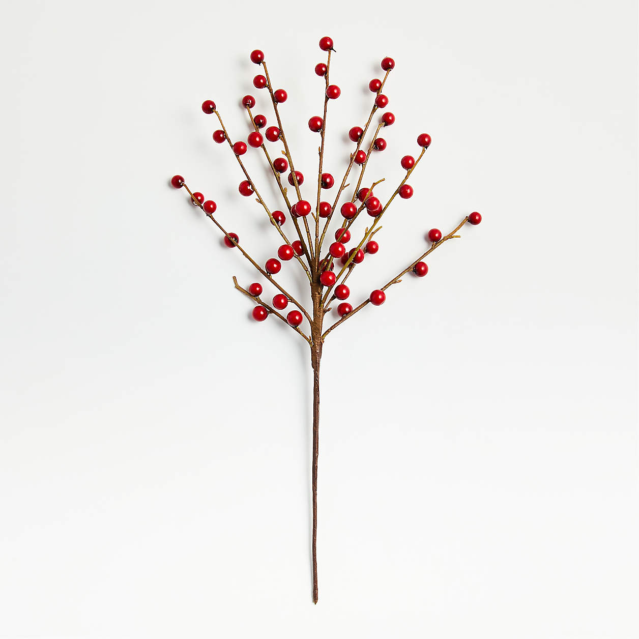 Red Berry Christmas Tree Stem, 16", Sold Individually – Anna Hislop Home