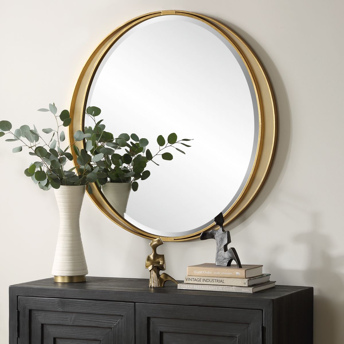 Rhodes Round Mirror, 36" – Anna Hislop Home