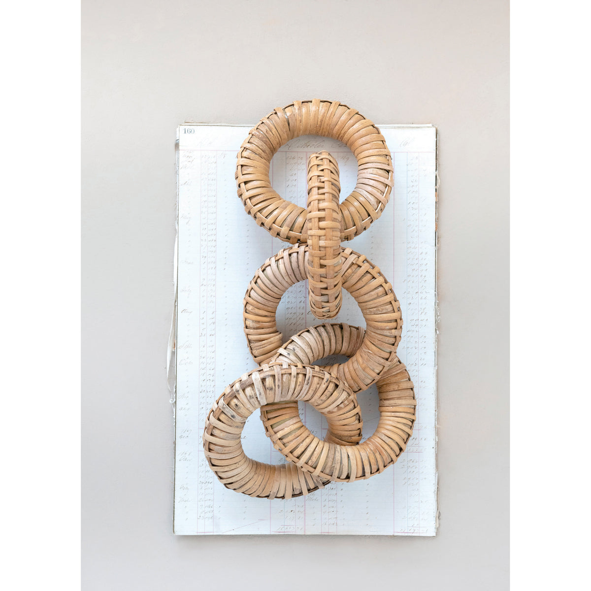 Rattan Wrapped Mango Wood Chain with 5 Links – Anna Hislop Home