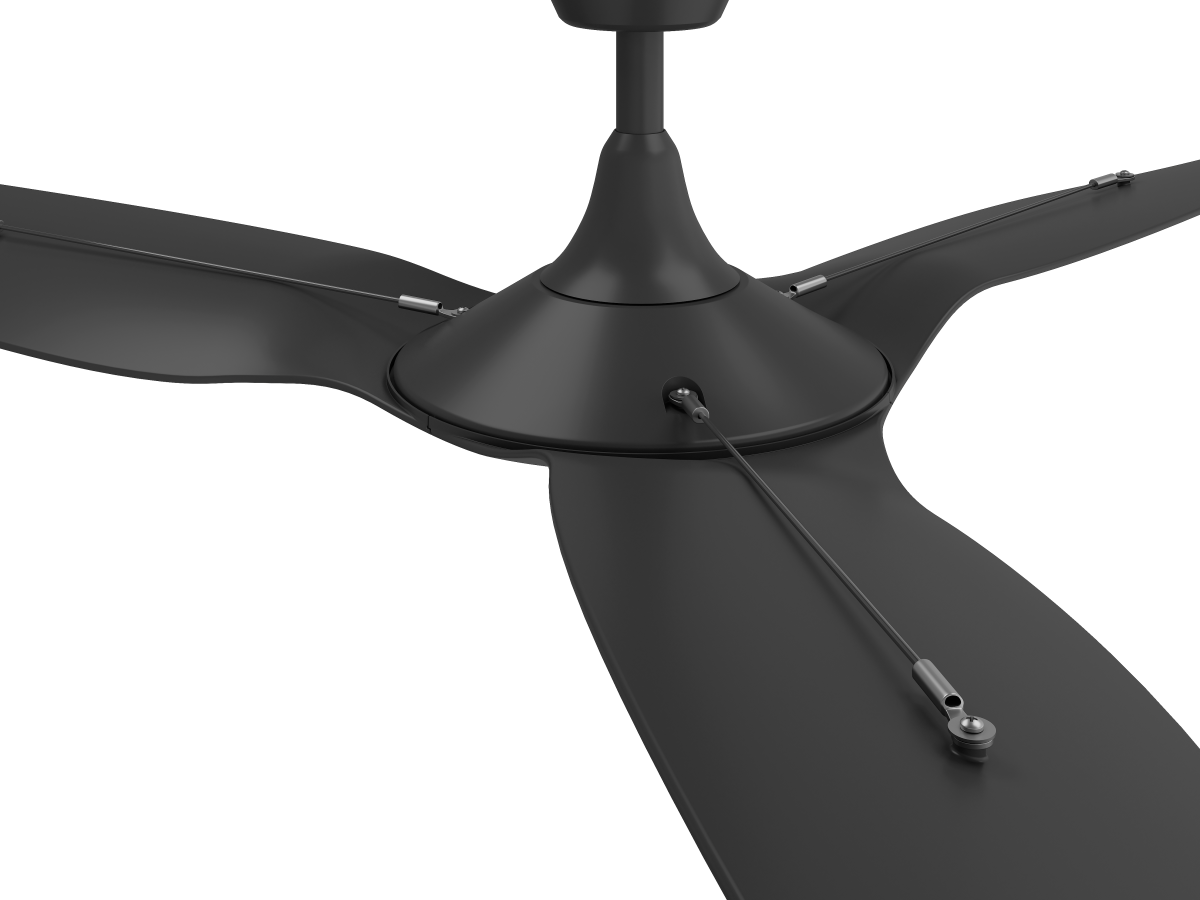 Coastal Haiku Marine-Grade Outdoor Fan, 60", Black – Anna Hislop Home