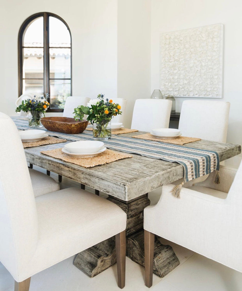 K Base Dining Table - 2 Finish Options, 84"L x 43"W – Anna Hislop Home