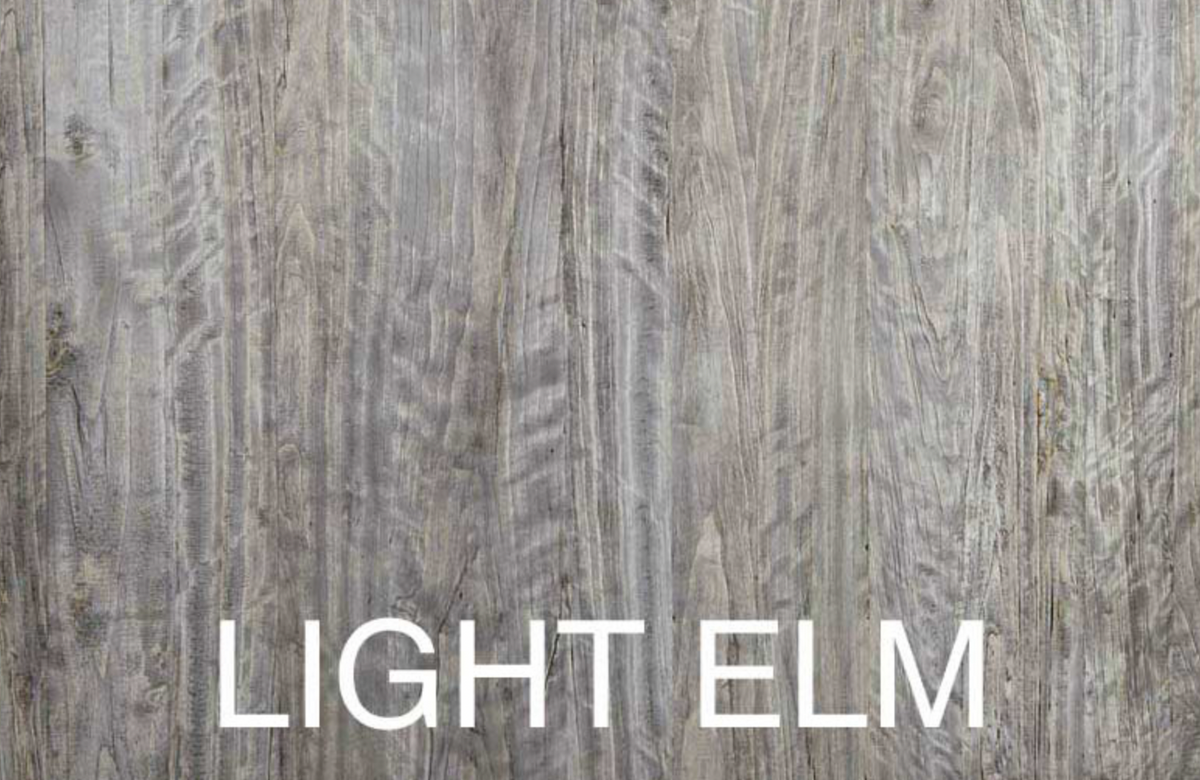 Reclaimed Elm Plank Table- Solid Leg, 2 Finish Options, 84" x 43 ...